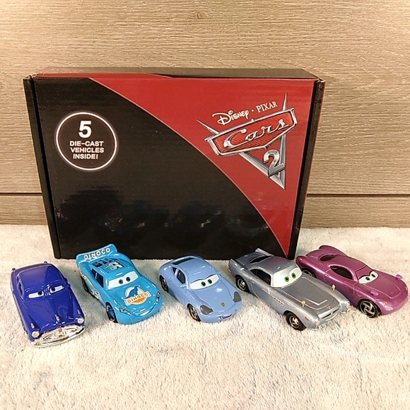 Disney | Toys | Disney Pixar Cars 2 5pcs Diecast Vehicles Brand New ...